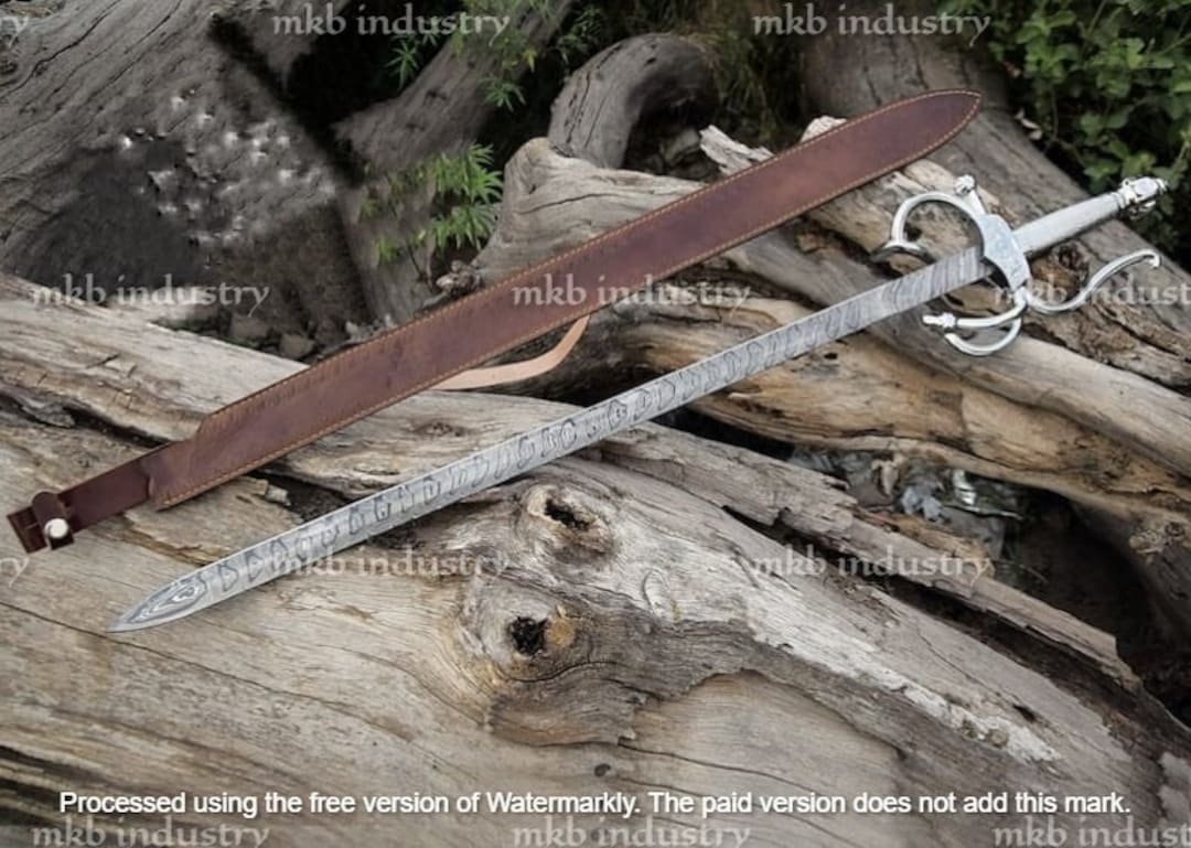 Medieval Zorro Rapier Sword, Viking Sword, Gift for Him, Gift for ...