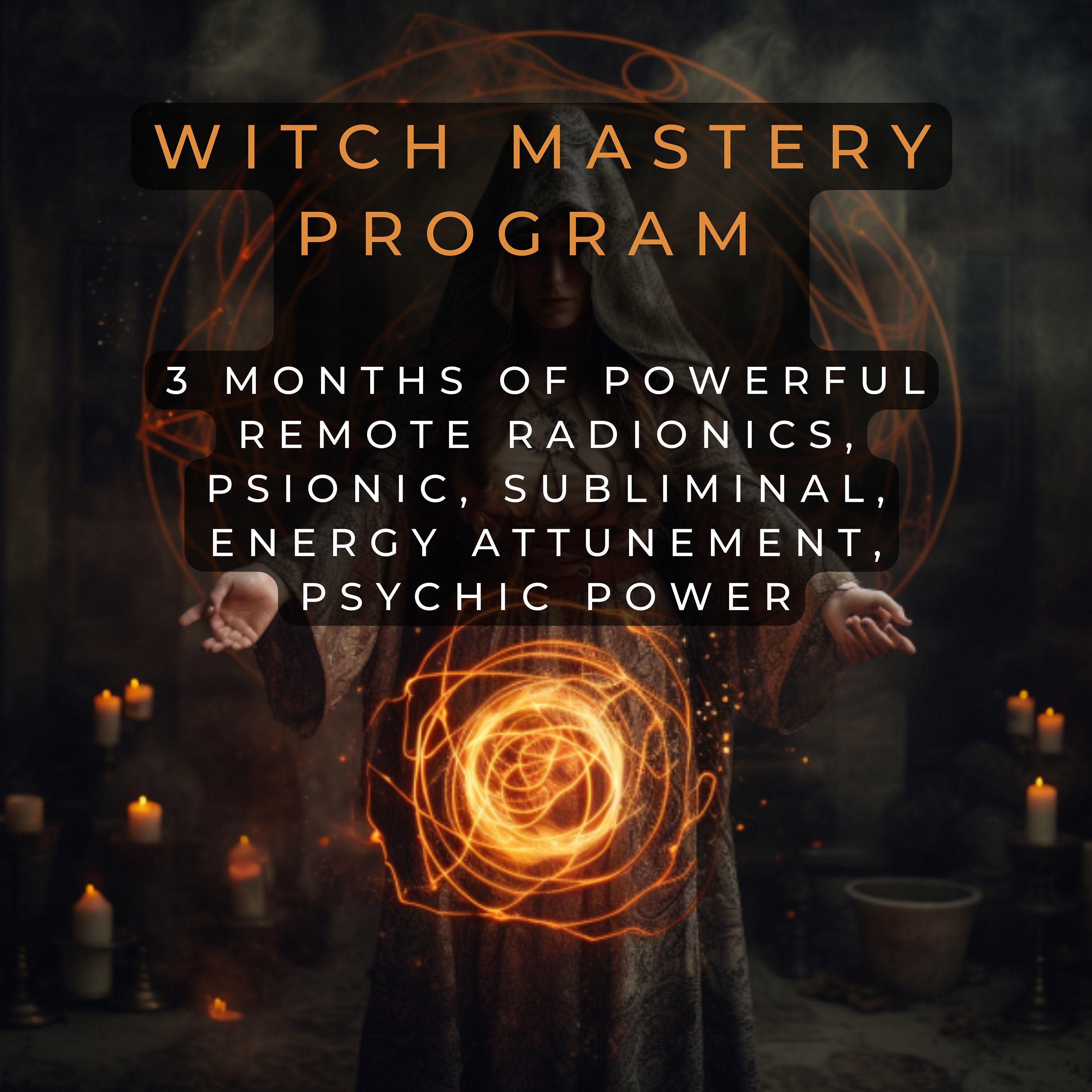 Witch Mastery Program: 3 Months of POWERFUL Remote Radionics, Psionic ...