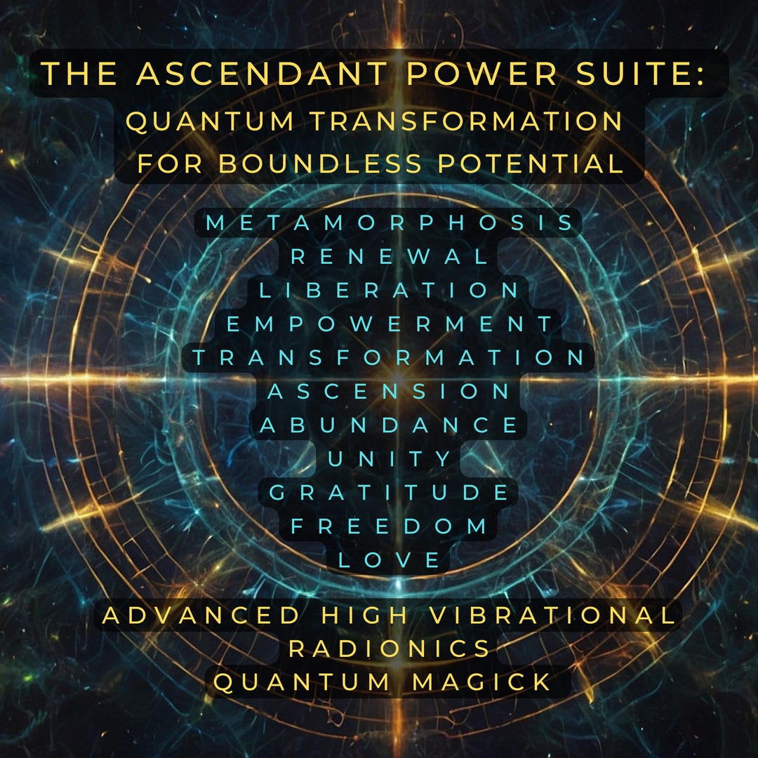The Ascendant Power Suite: Radionics Quantum Healing Transformation for Boundless Potential - Etsy