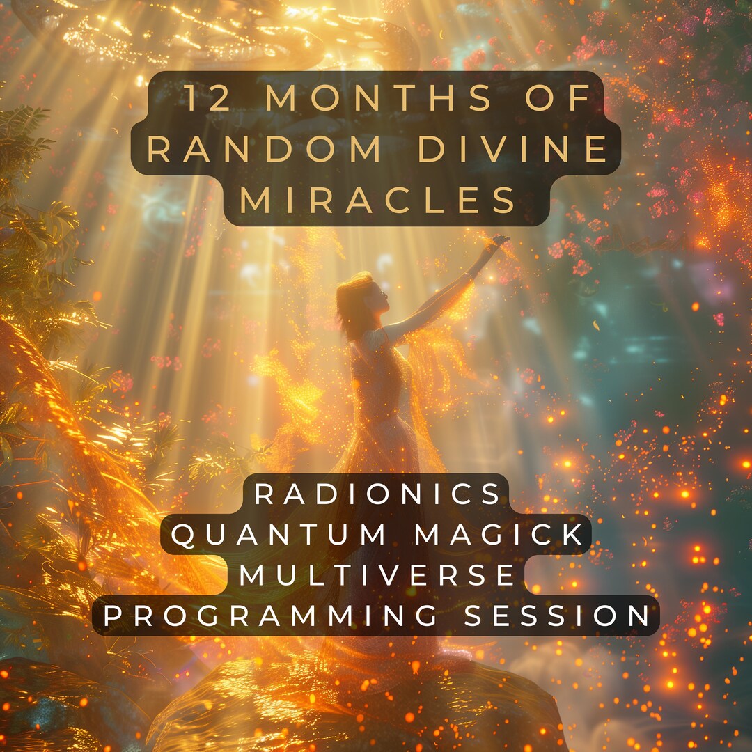 Divine Miracles Subscription: Quantum Programming for 12 Months of ...