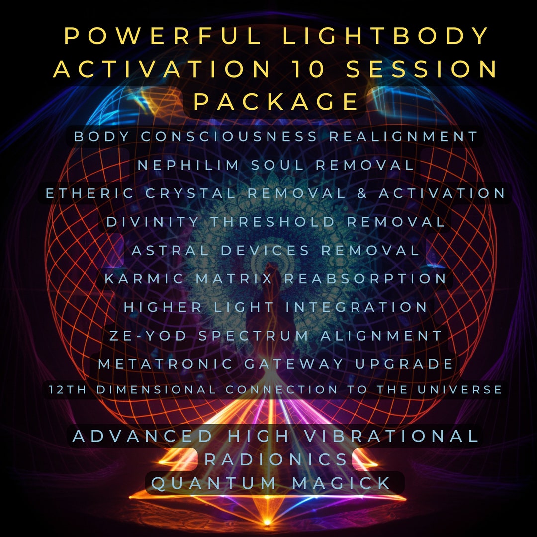 Lightbody Activation & Integration Package | Powerful Remote Radionics ...