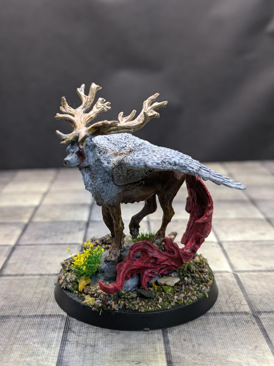 Peryton Miniature Monster Hand Painted Custom Base for Tabletop Gaming ...