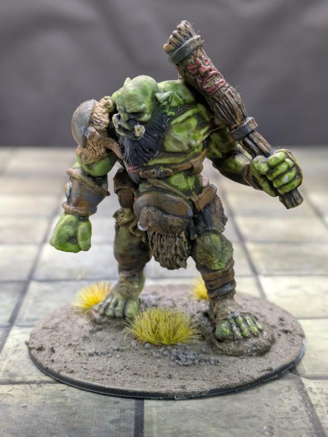 Hand Painted Ogre Miniature | Dnd Monster Figure | Painted Pathfinder ...