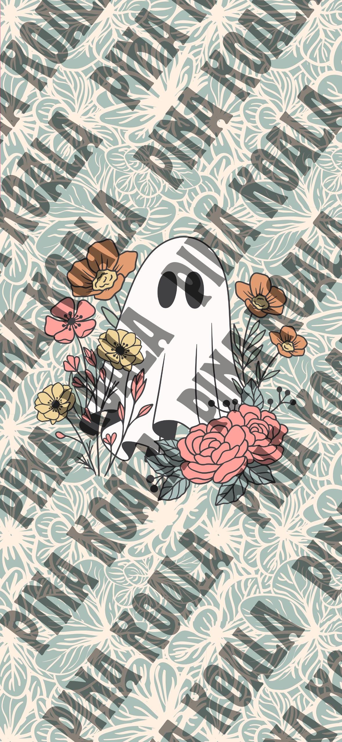 Floral Ghostie Wallpaper Bundle - Etsy