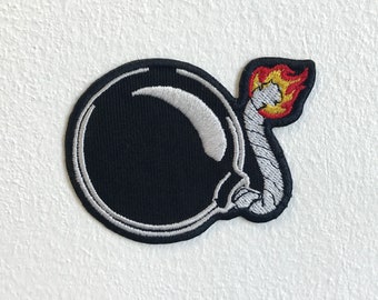 Cartoon Bomb Patch - Etsy