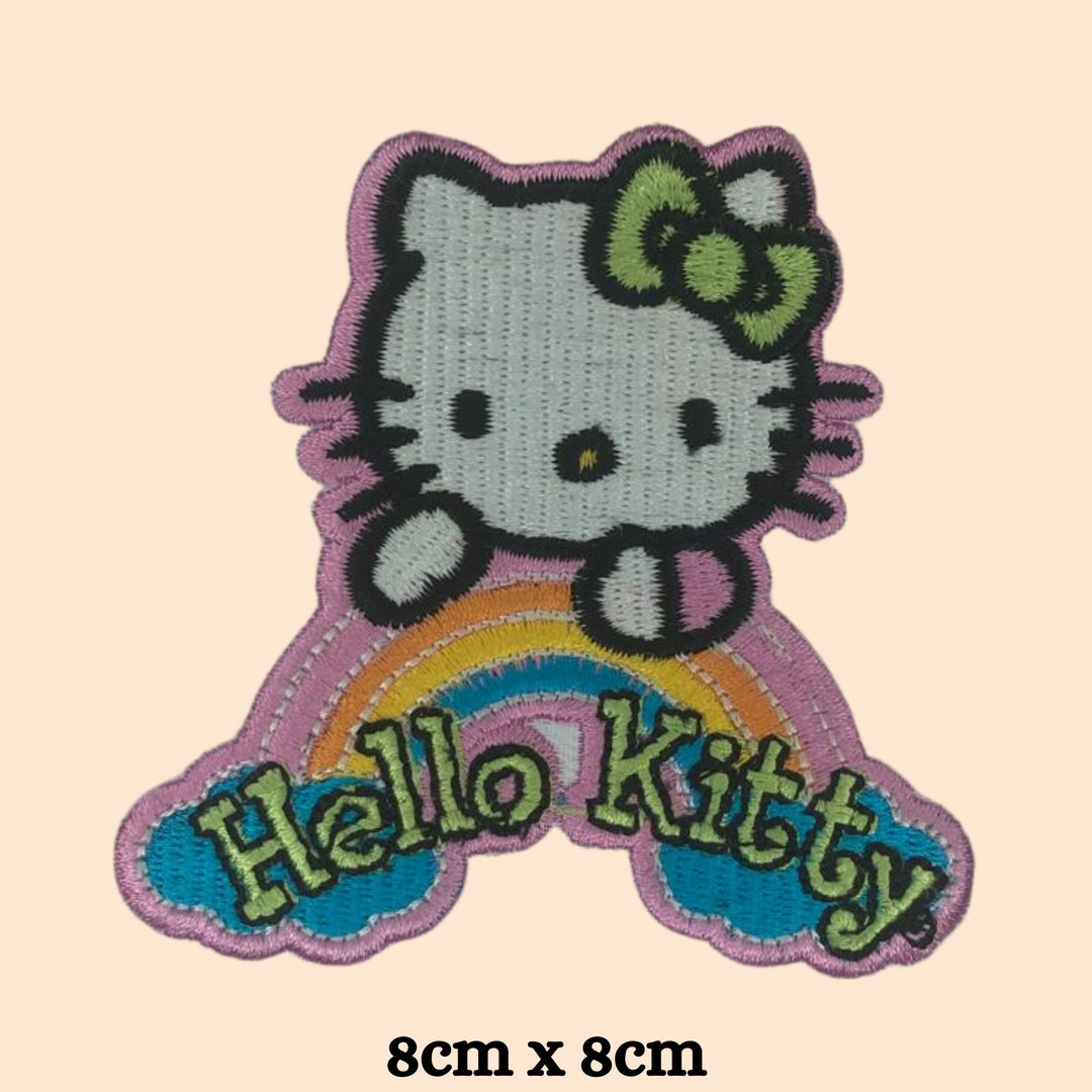 Hello Kitty Embroidered Patches Sew on Iron on Biker Nature - Etsy