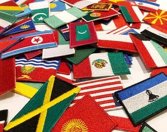 Patch Flag Coat of Arms Shield Emblem Country Embroidered - Etsy