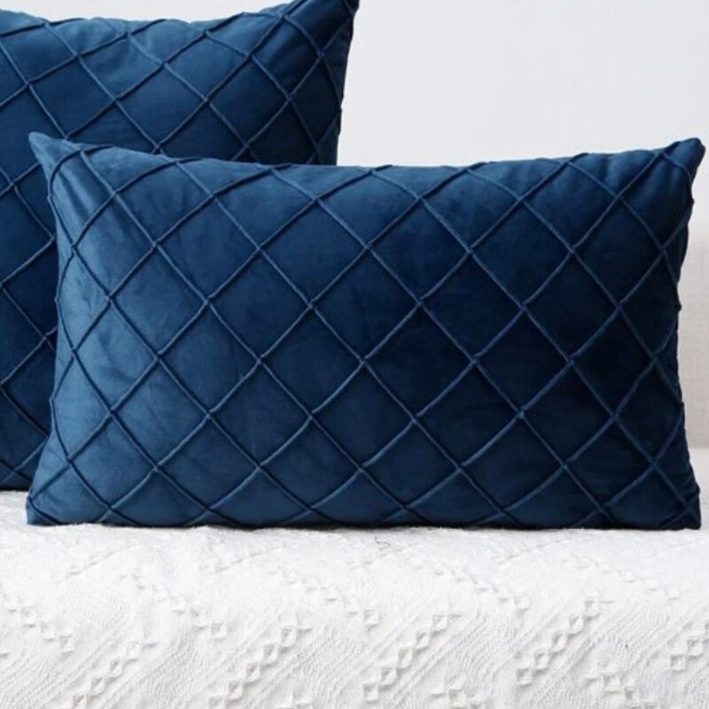 Navy Blue Cushion - Etsy