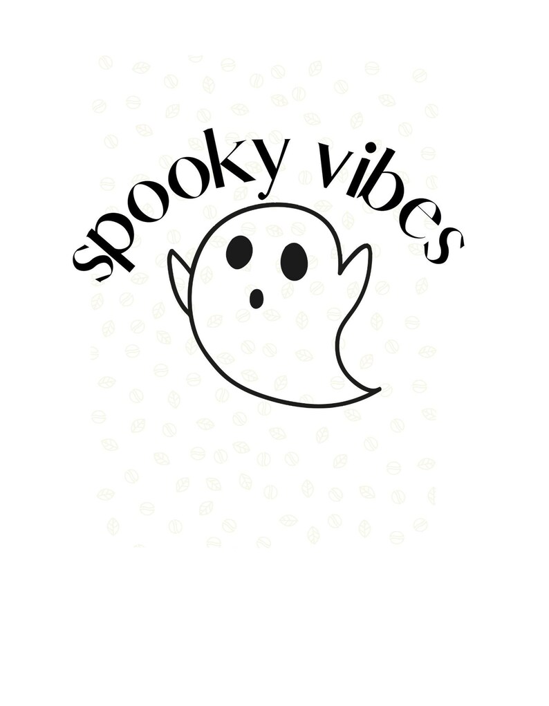 Cute Spooky SVG Cute Ghost Boho Font - Etsy