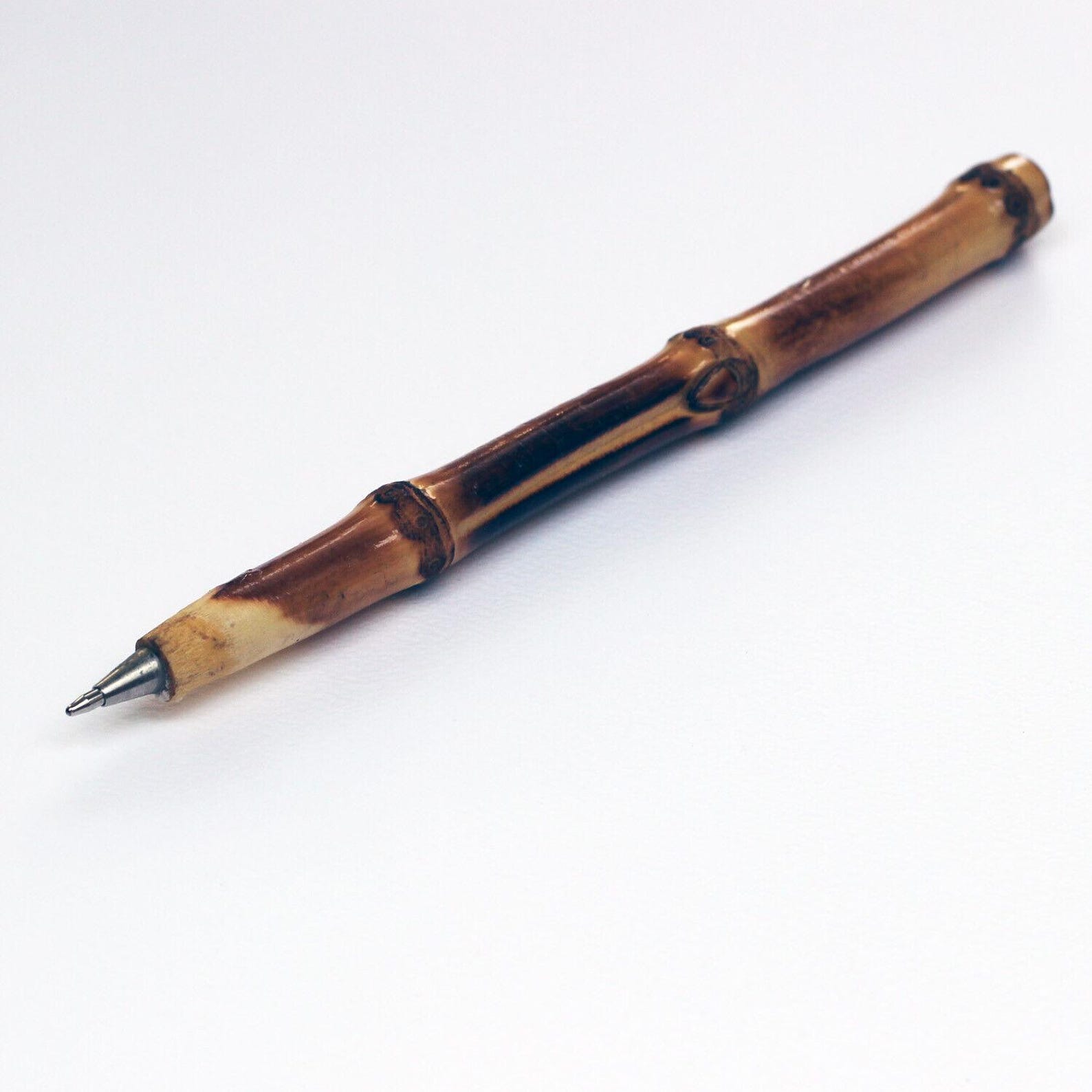 Eco-friendly Bamboo Pen – Handmade Refillable Ballpoint, Sustainable ...