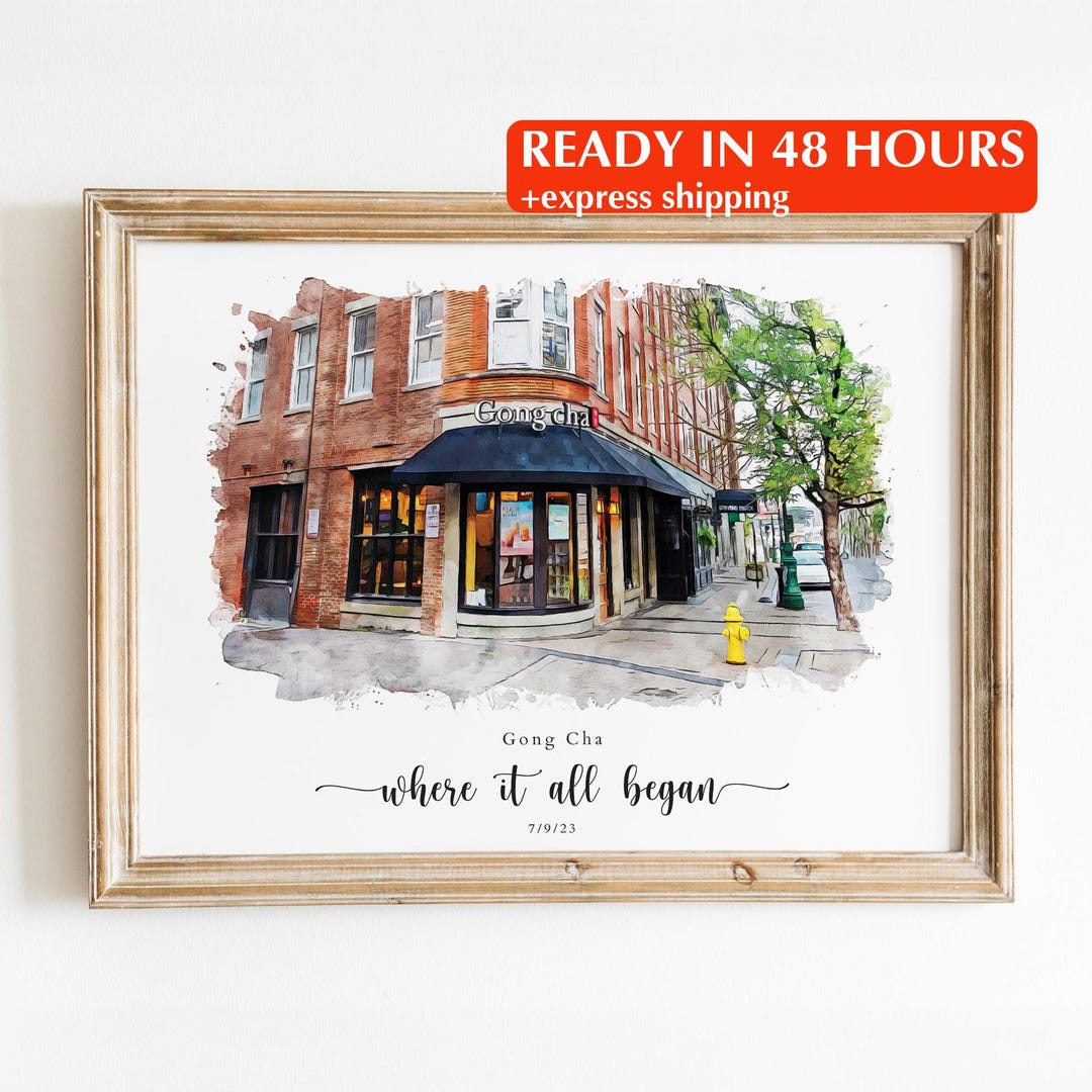 Where It All Began, Couples Gift, Printable Anniversary Gift, the Night ...