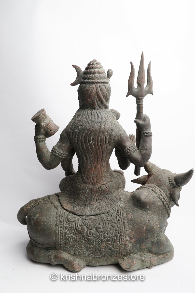 Siwa Statue Shiva Statue Antique Statue Hindu God Bronze - Etsy