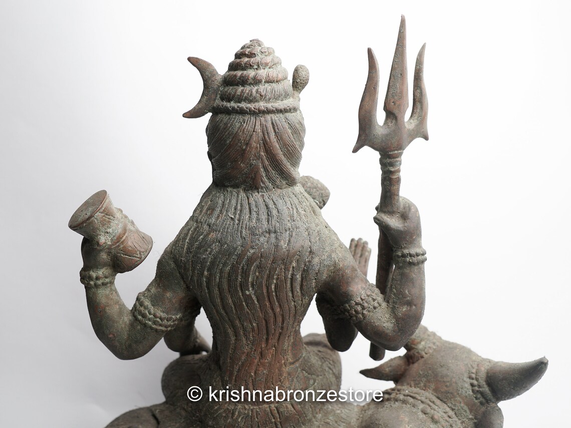 Siwa Statue Shiva Statue Antique Statue Hindu God Bronze - Etsy