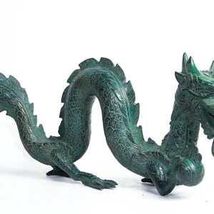 Bronze Dragon Statue 11.8" Inch / 30 Cm, Mythical Creature, Fantasy ...