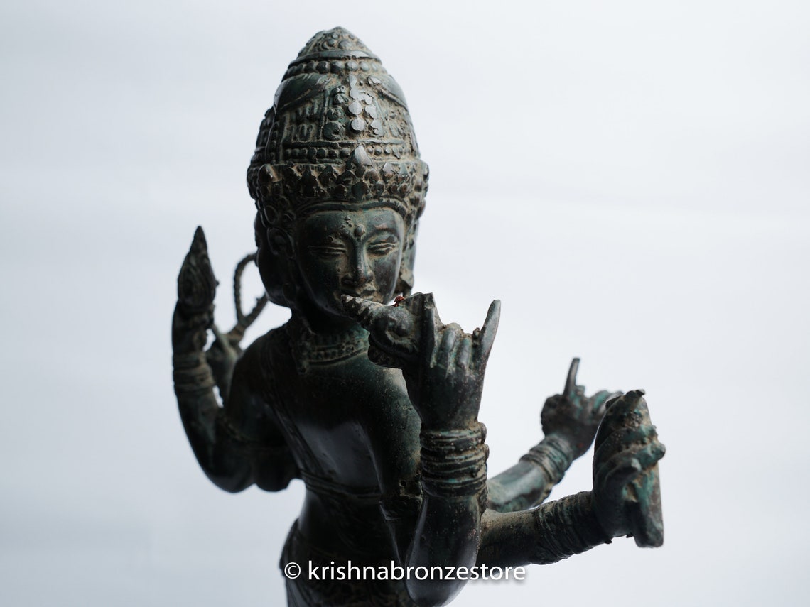 Tri Murti Sculpture Bronze Sculpture Brahma Vishnu Sivha - Etsy