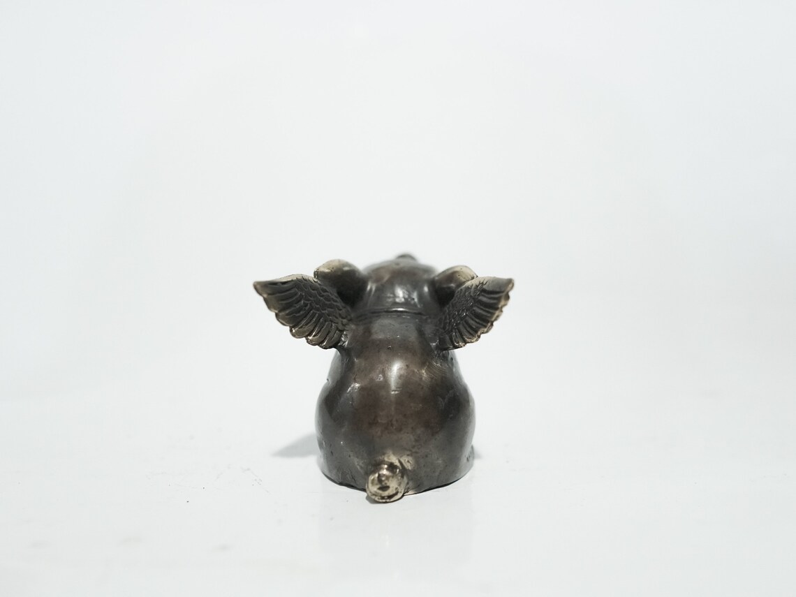Flying Pig Statue Animal Handmade Statue Bronze | Etsy