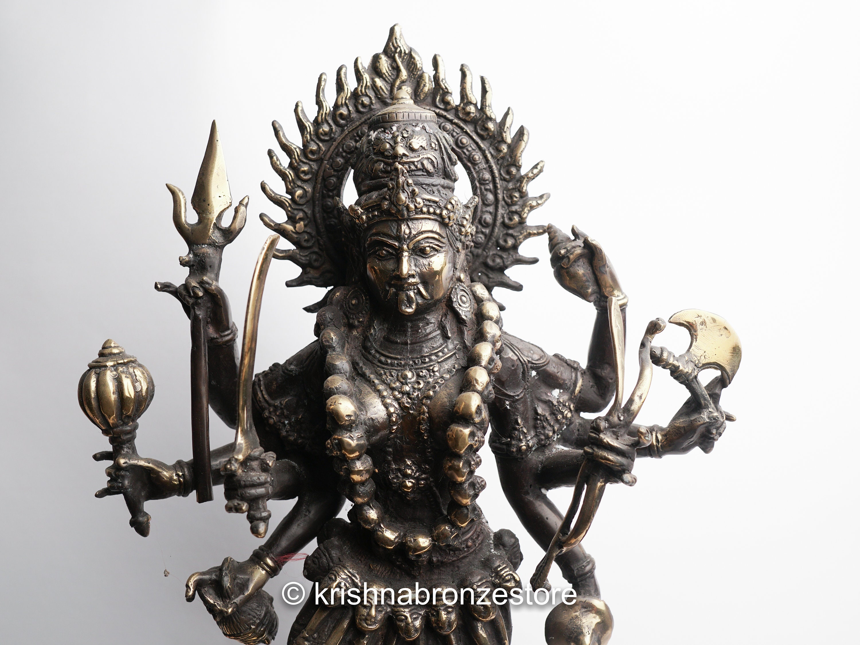 Mahakali 19 Inch 48cm, Hindu God , Kali Statue, Goddess Kali Statue ...