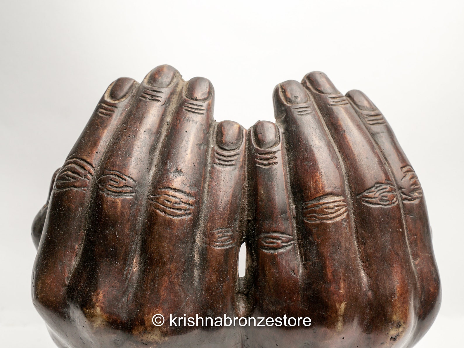 Praying Hand Bronze Sculpture, Hand Miniature, Brass Sculpture, Bronze ...