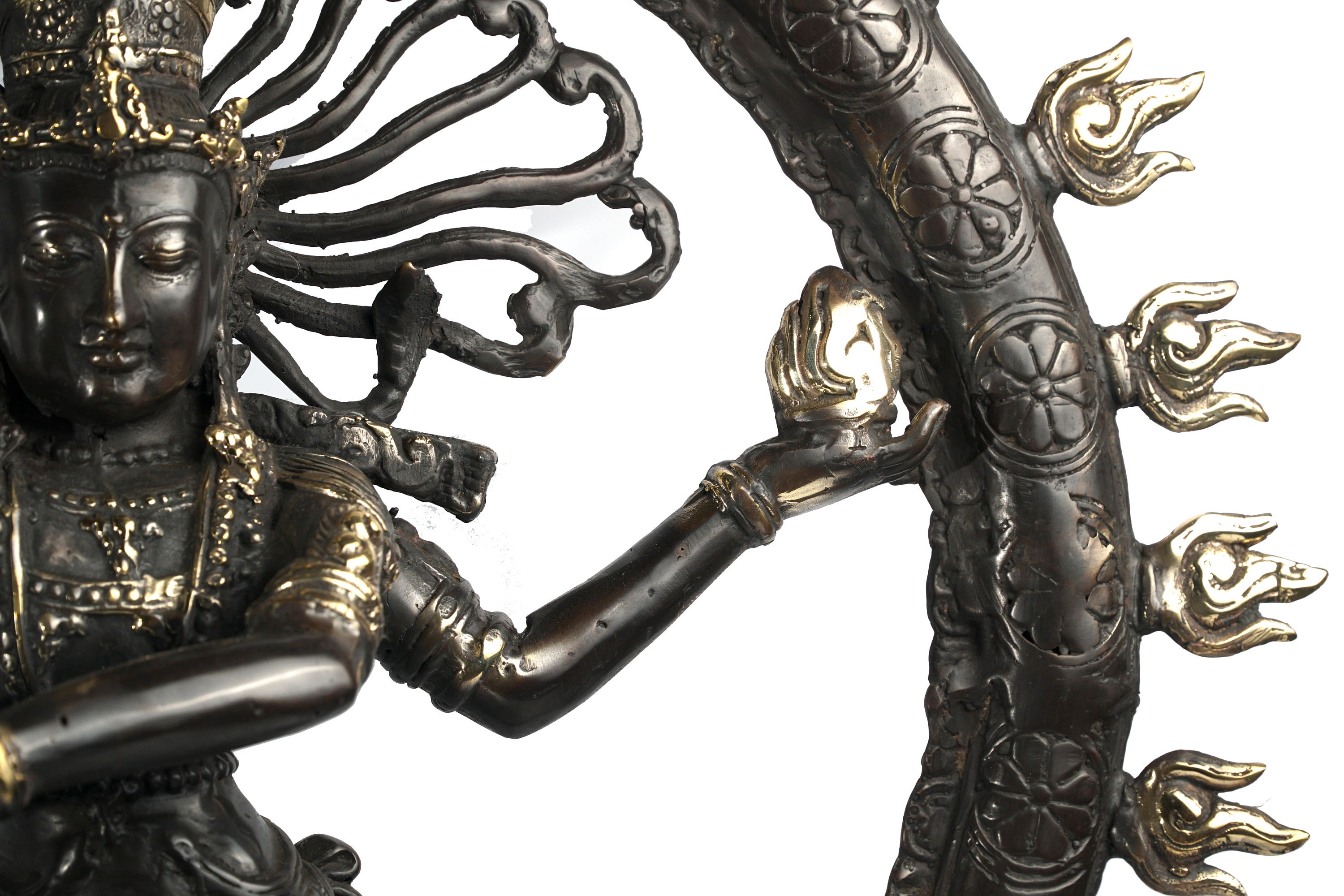 Large Mahakali Bronze Sculpture Mahakali Brass Mahakali - Etsy