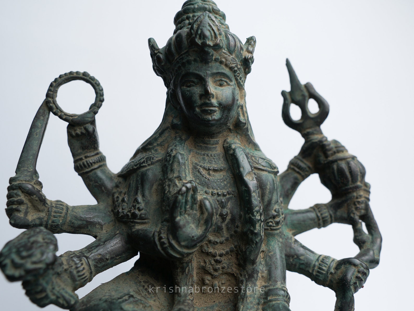 Goddess Durga Lord Parvati Lord Kali Bronze Statue - Etsy
