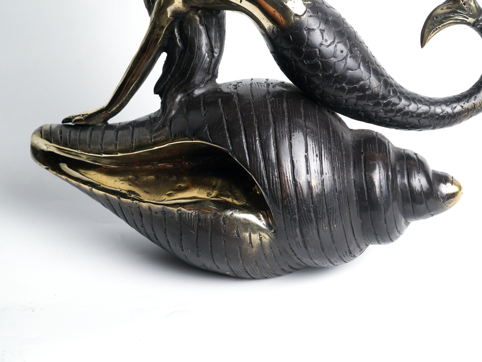 Mermaid Bronze Sculpture Mermaid Figure Sea Life Bronze | Etsy