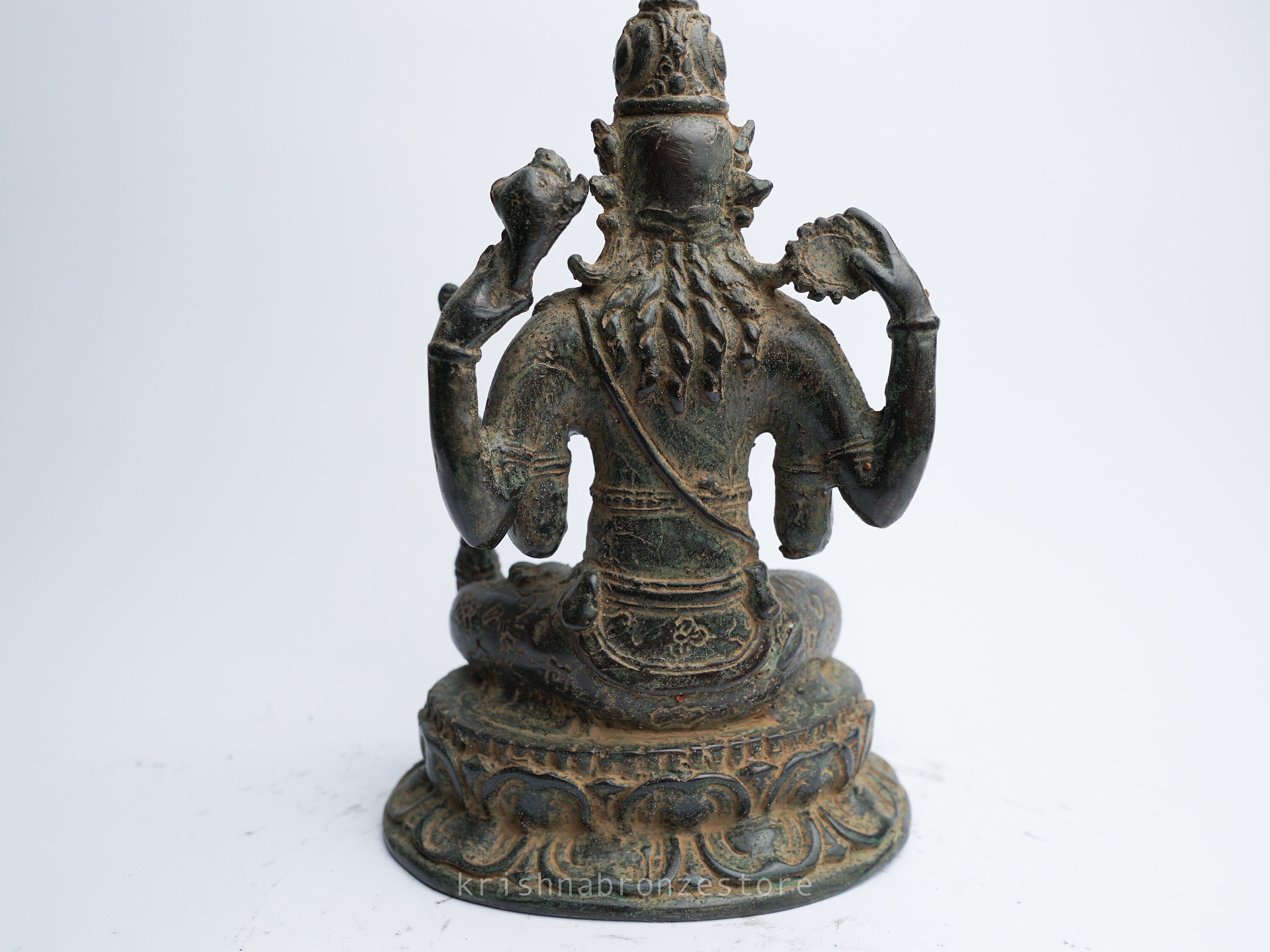 Vishnu Lord Vishnu Statue Hindu God Bronze Sculpture - Etsy