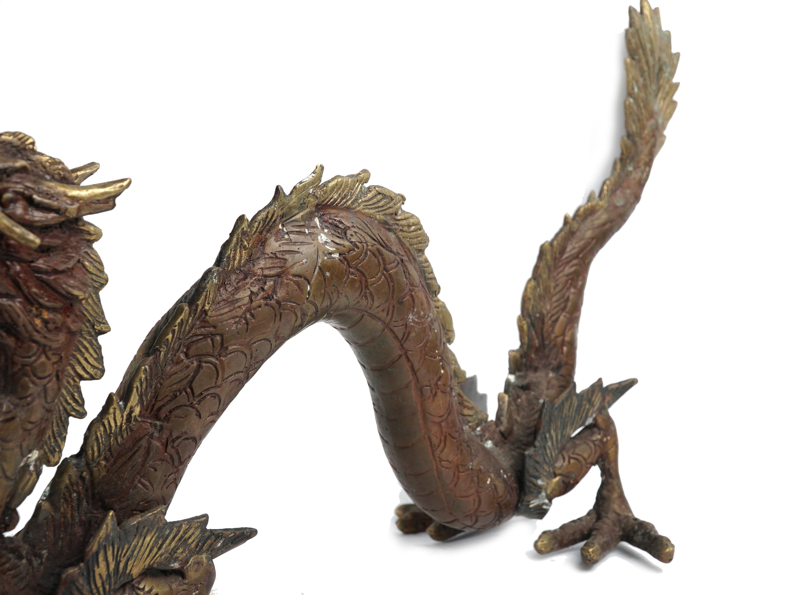 Bronze Dragon Figure Statue, Dragon Ball, Dragon Sculpture, Bronze ...