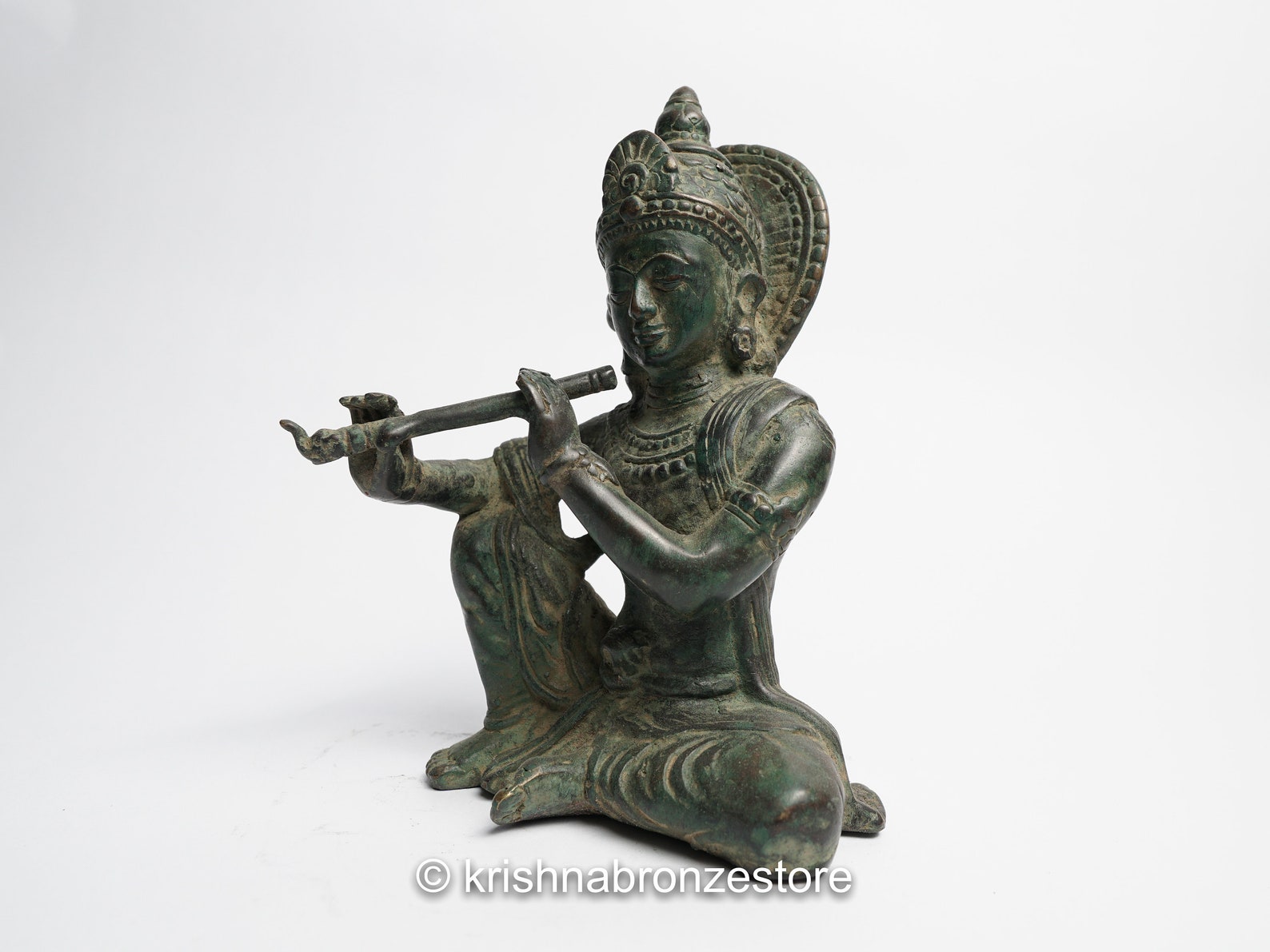 Miniature Bronze Krishna Statue, Lord Krishna, Krishna Figure, Hindu ...