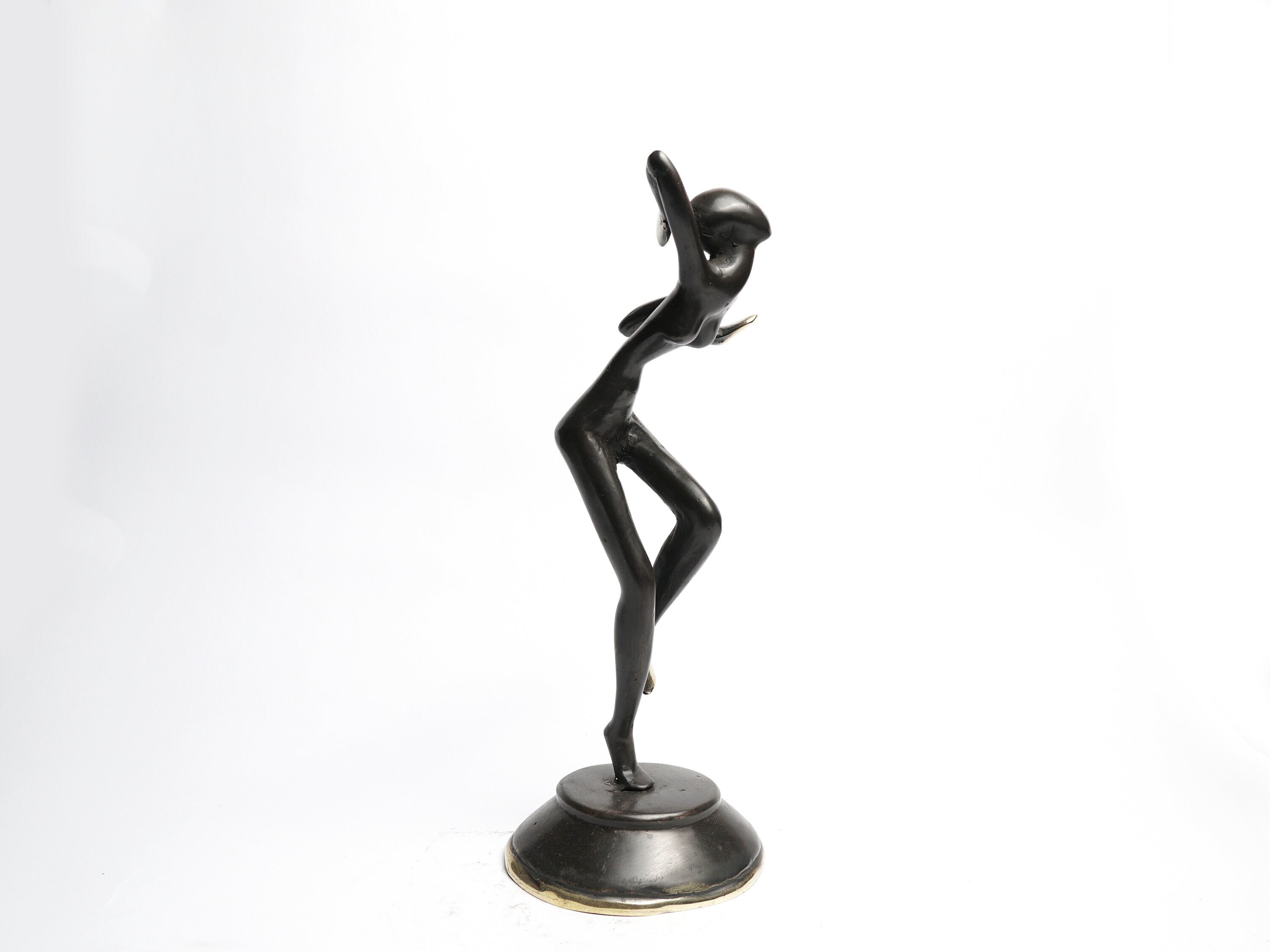 Bronze Abstract Dancer Figure, Dancing Sculpture, Bronze Dancer ...