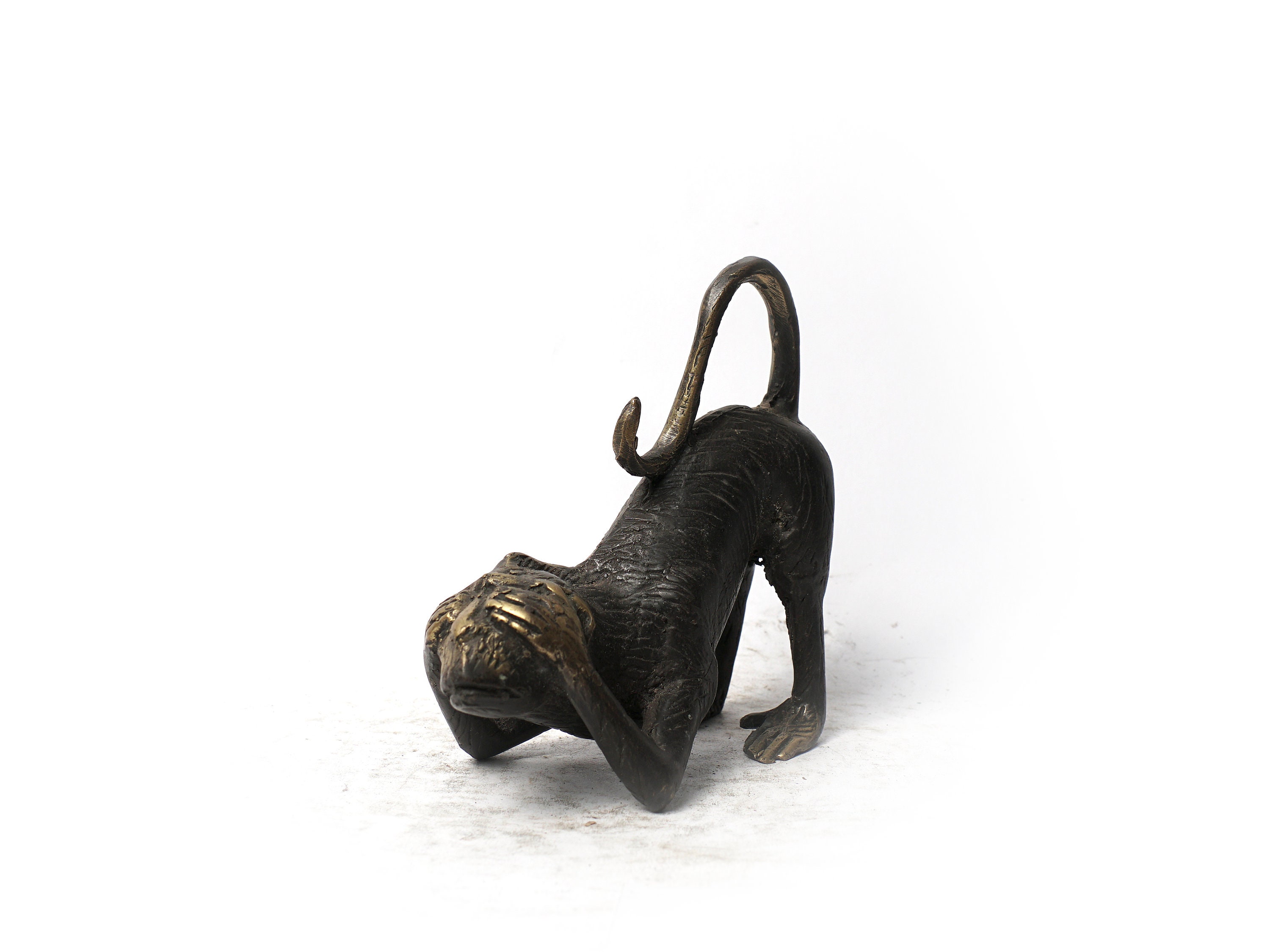 Bronze Monkey Figure Sculpture, Monkey Statue, Animal Bronze, Animal ...