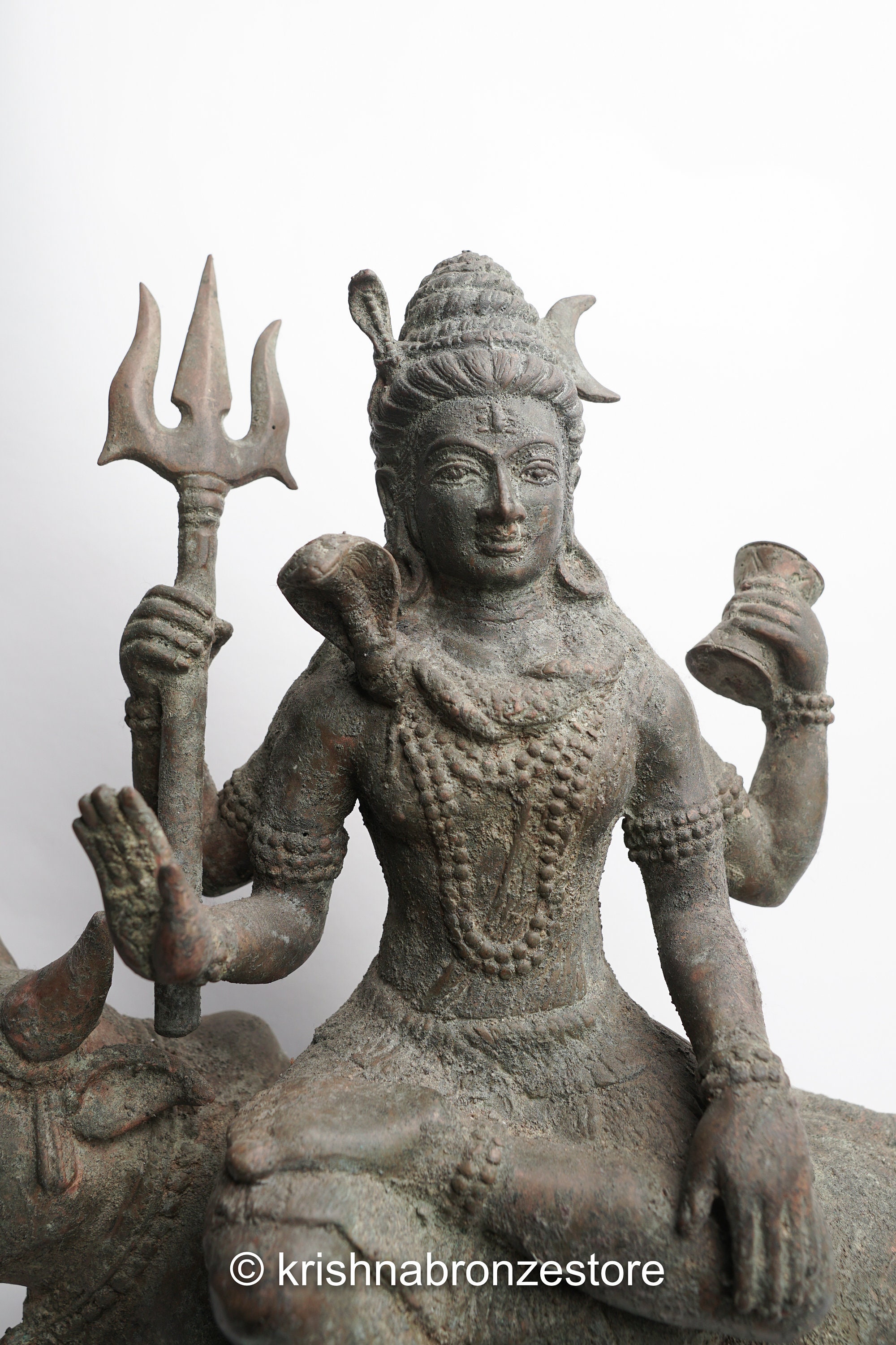 Siwa Statue Shiva Statue Antique Statue Hindu God Bronze - Etsy