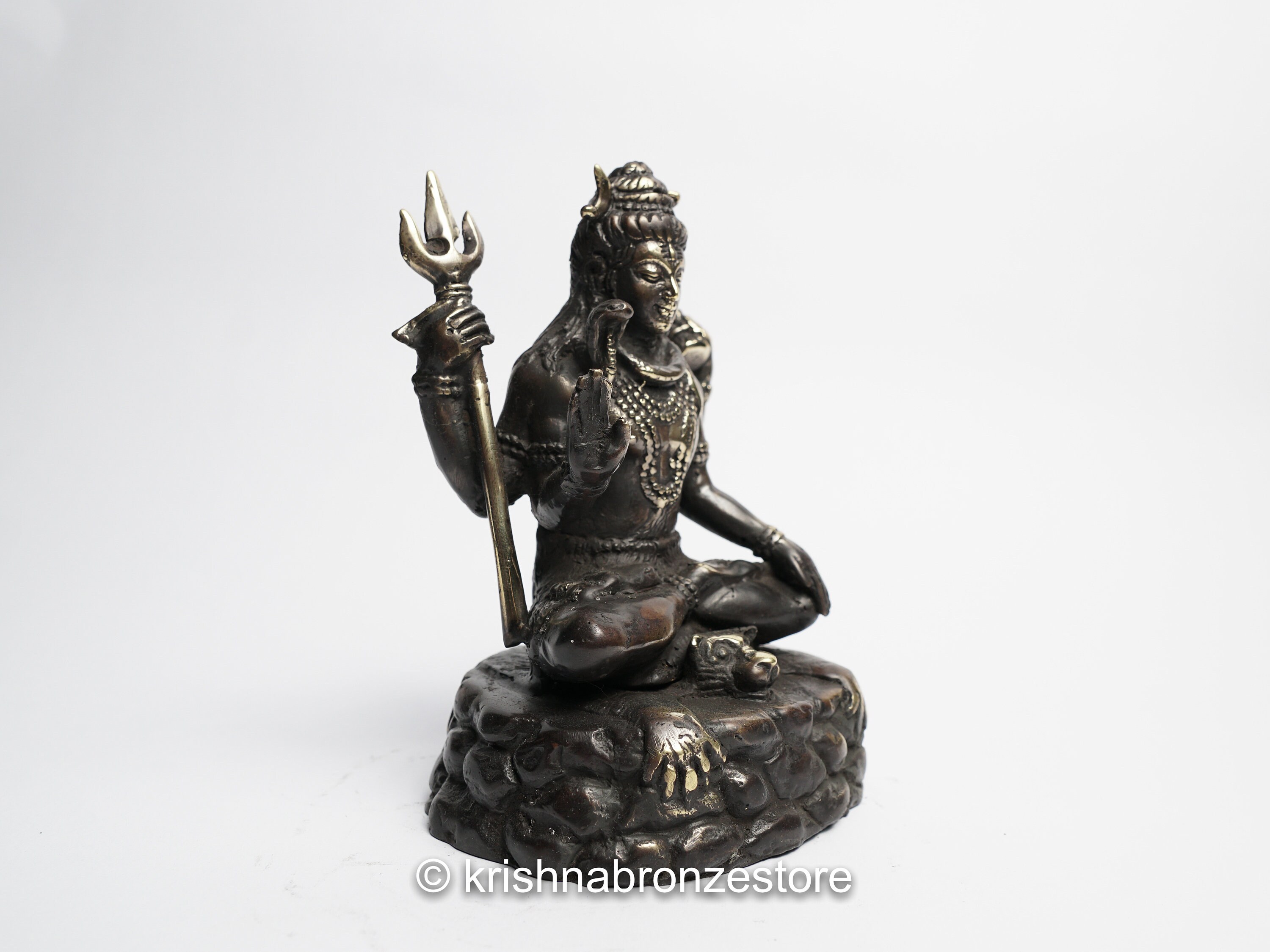 Miniature Lord Shiva Sculpture, Bronze Shiva, Lord Shiva, Bronze Statue ...