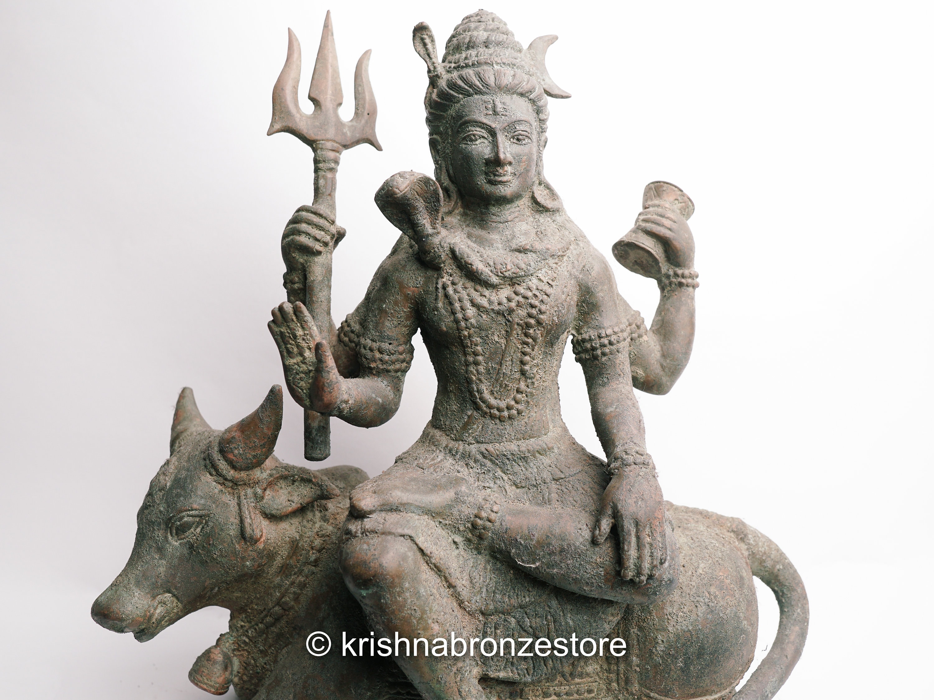 Siwa Statue Shiva Statue Antique Statue Hindu God Bronze - Etsy