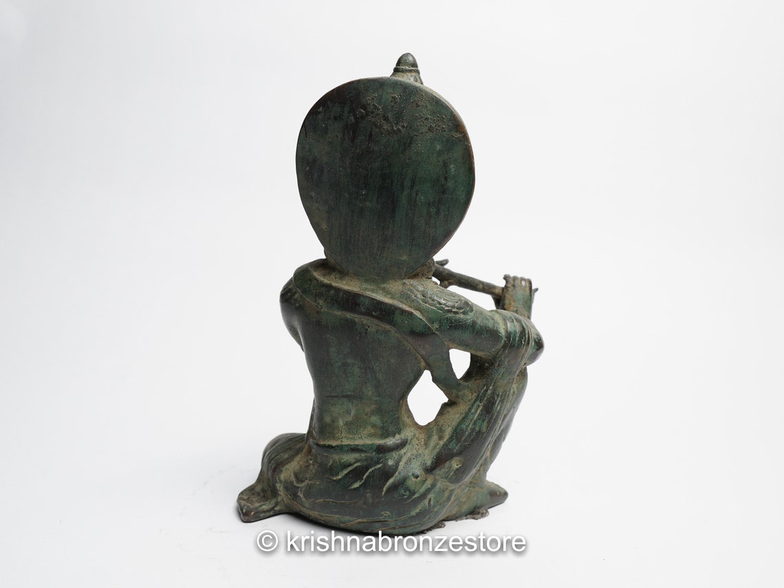 Miniature Bronze Krishna Statue Lord Krishna Krishna Figure - Etsy