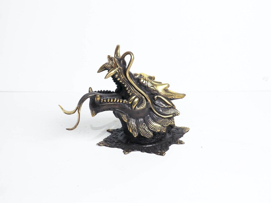 Dragon Head Door Handle, Fantasy Door Hardware, Mythical Door Handle ...