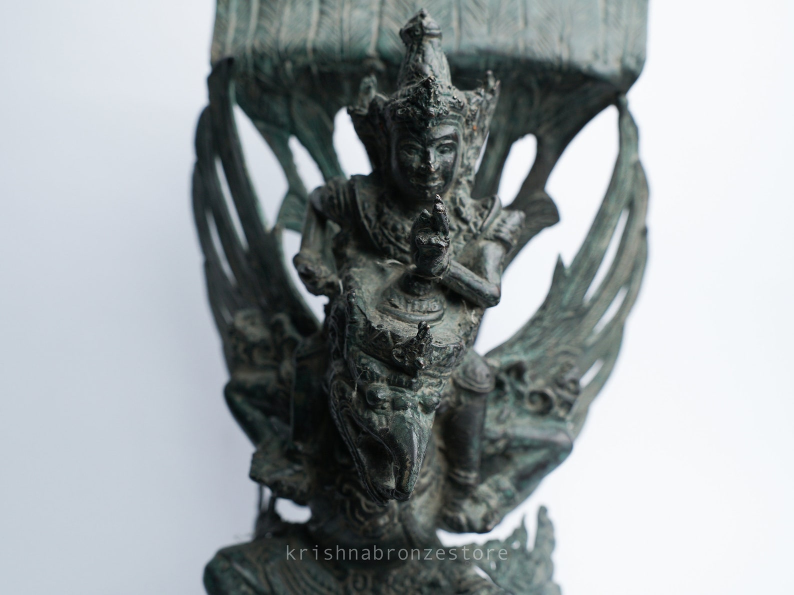 Lord Maha Vishnu Bronze Vishnu Figurine Vishnu Sculpture - Etsy