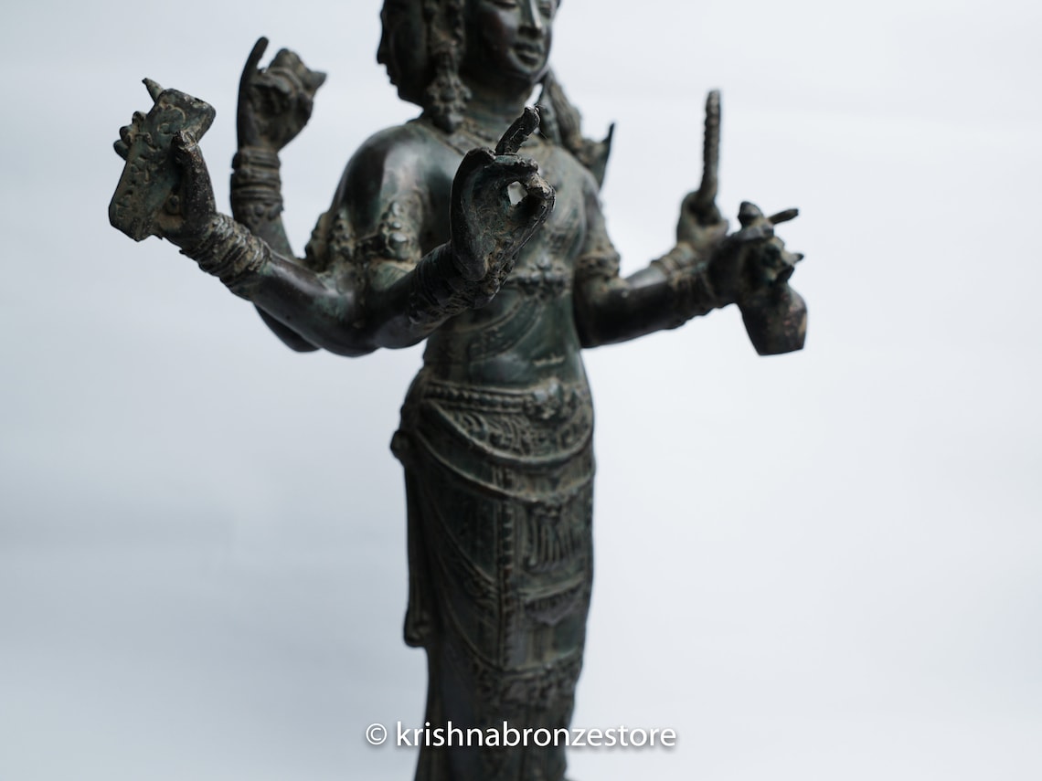 Tri Murti Sculpture Bronze Sculpture Brahma Vishnu Sivha - Etsy