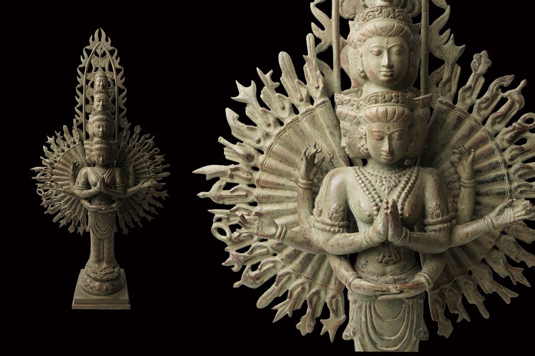 The Bodhisattva Avalokiteshvara Bronze Statue, Brass Statue, Thousand ...
