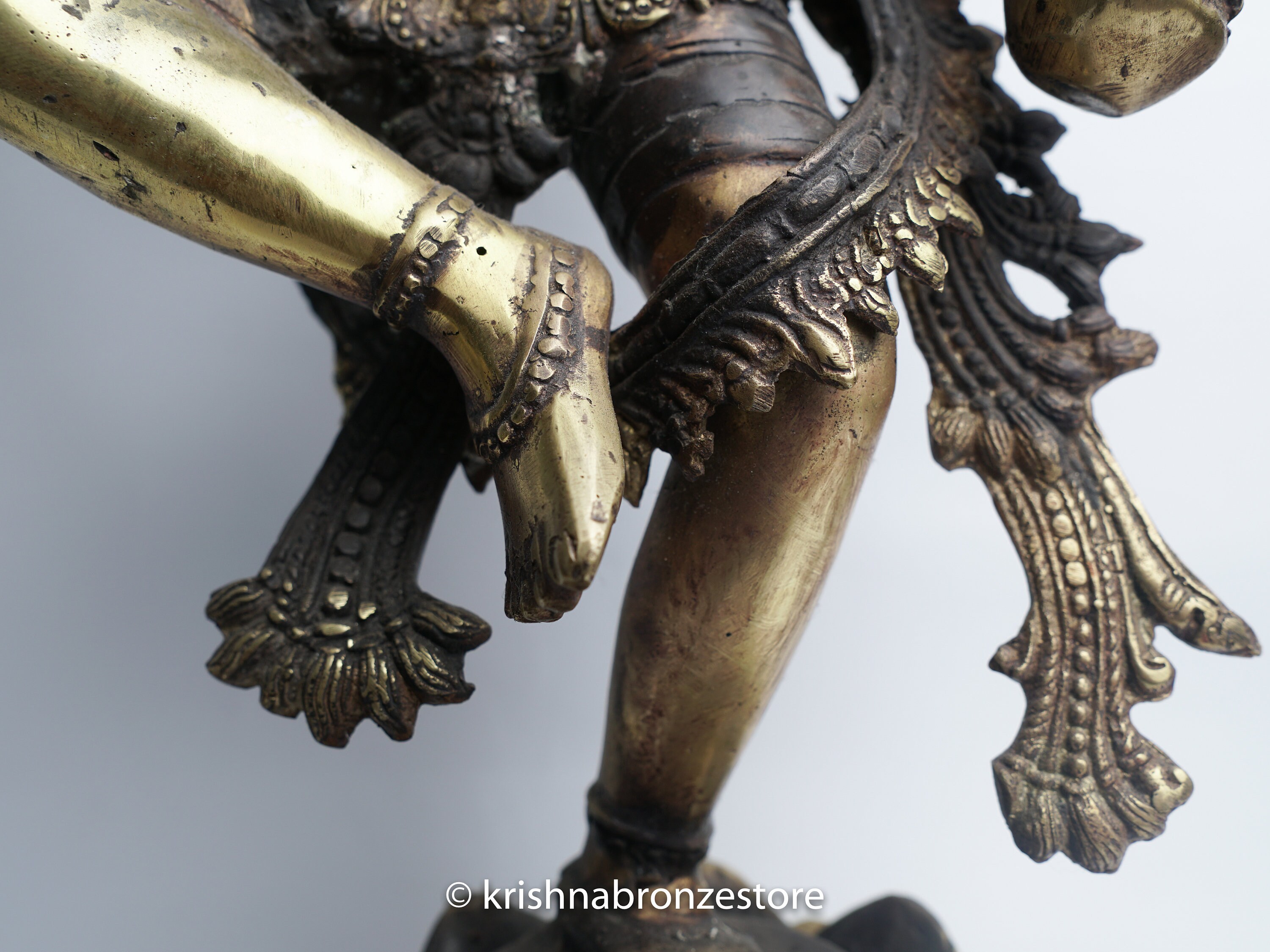 8 Armed of Lord Krishna Statue , Krishna Sculpture, Hindu God, Vintage ...