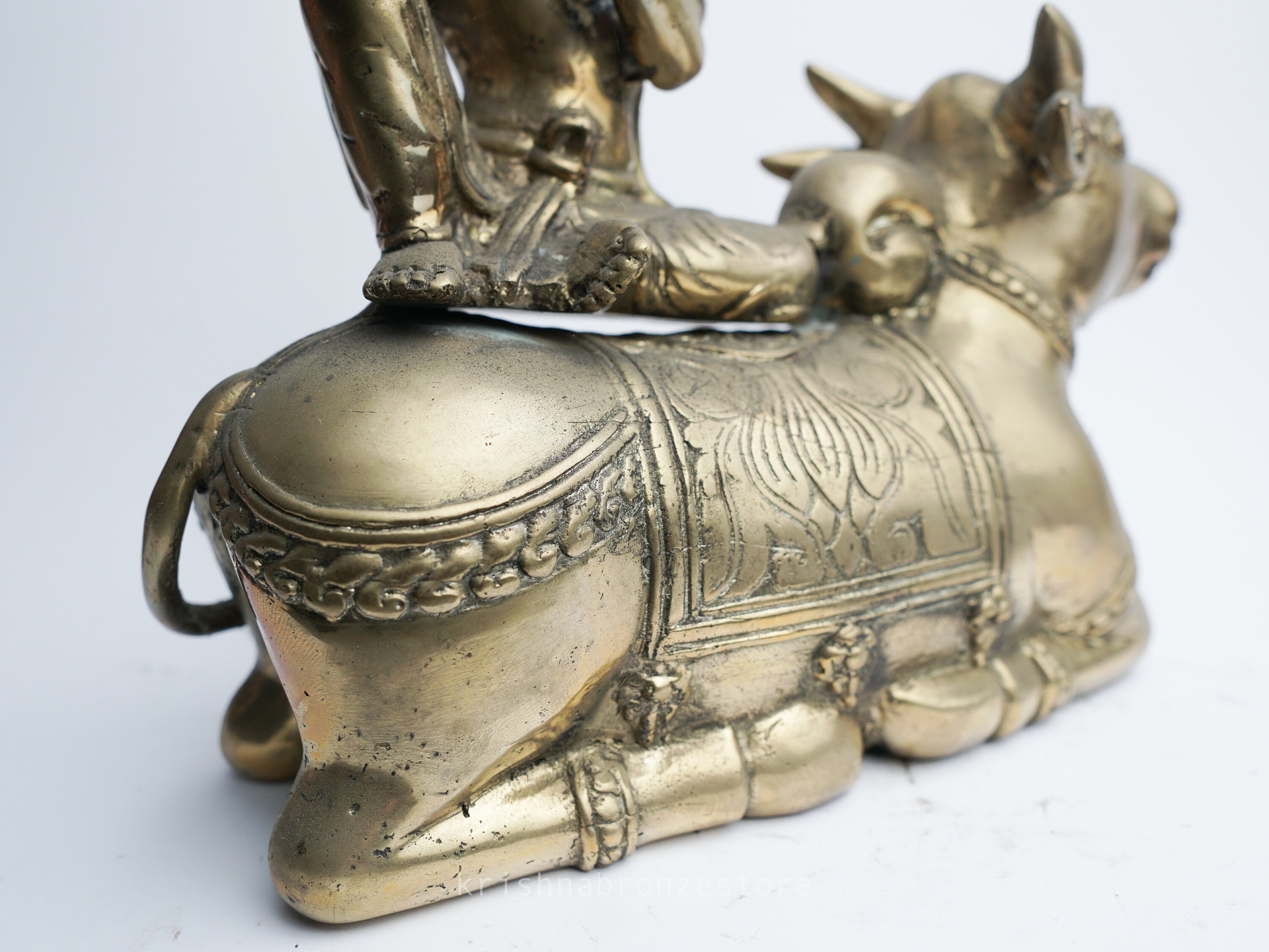 Bronze Lord Krishna Statue, God of Protection, Compassion, Tenderness ...