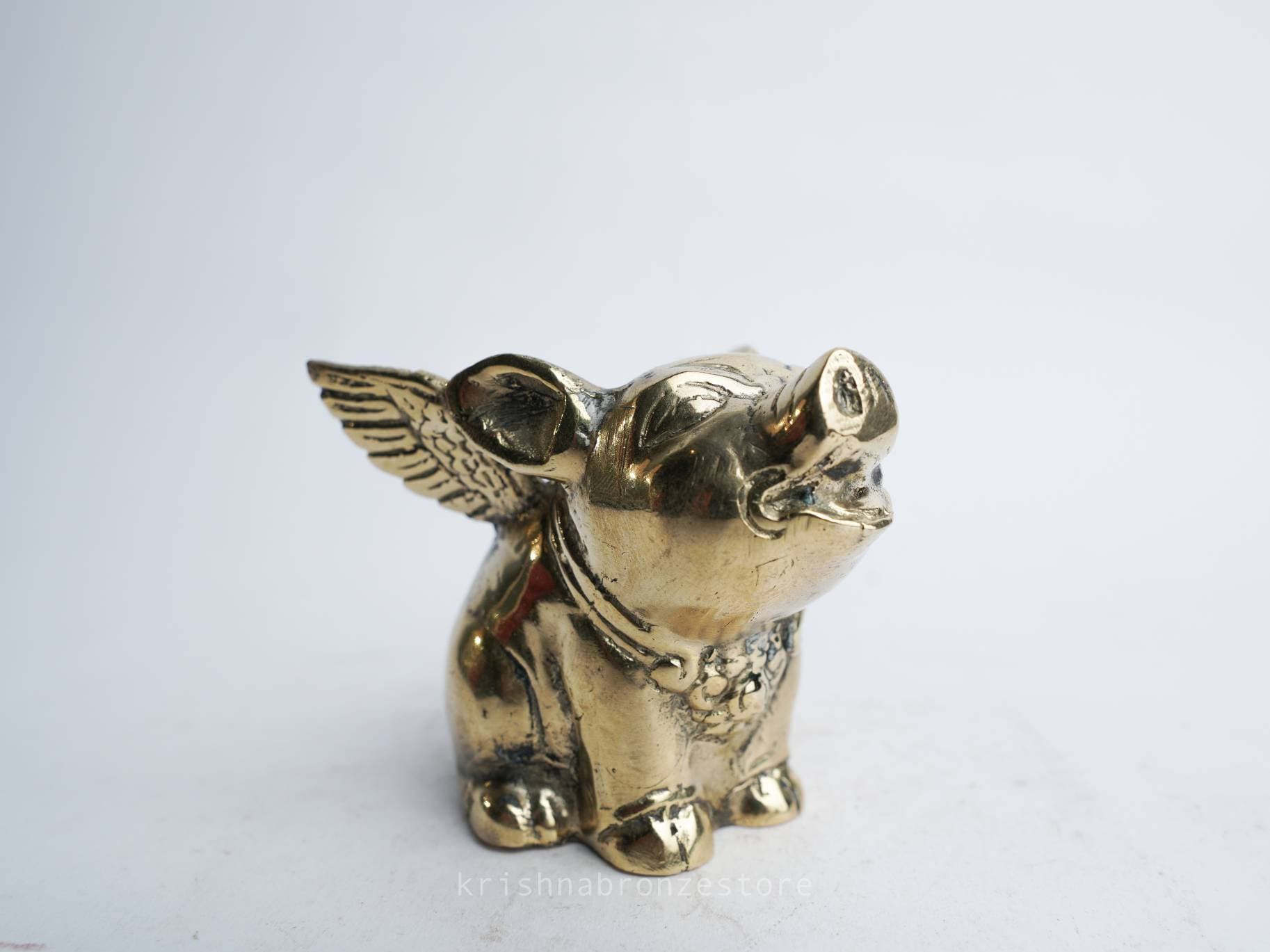 Flying Pig Statue Animal Handmade Statue Bronze - Etsy