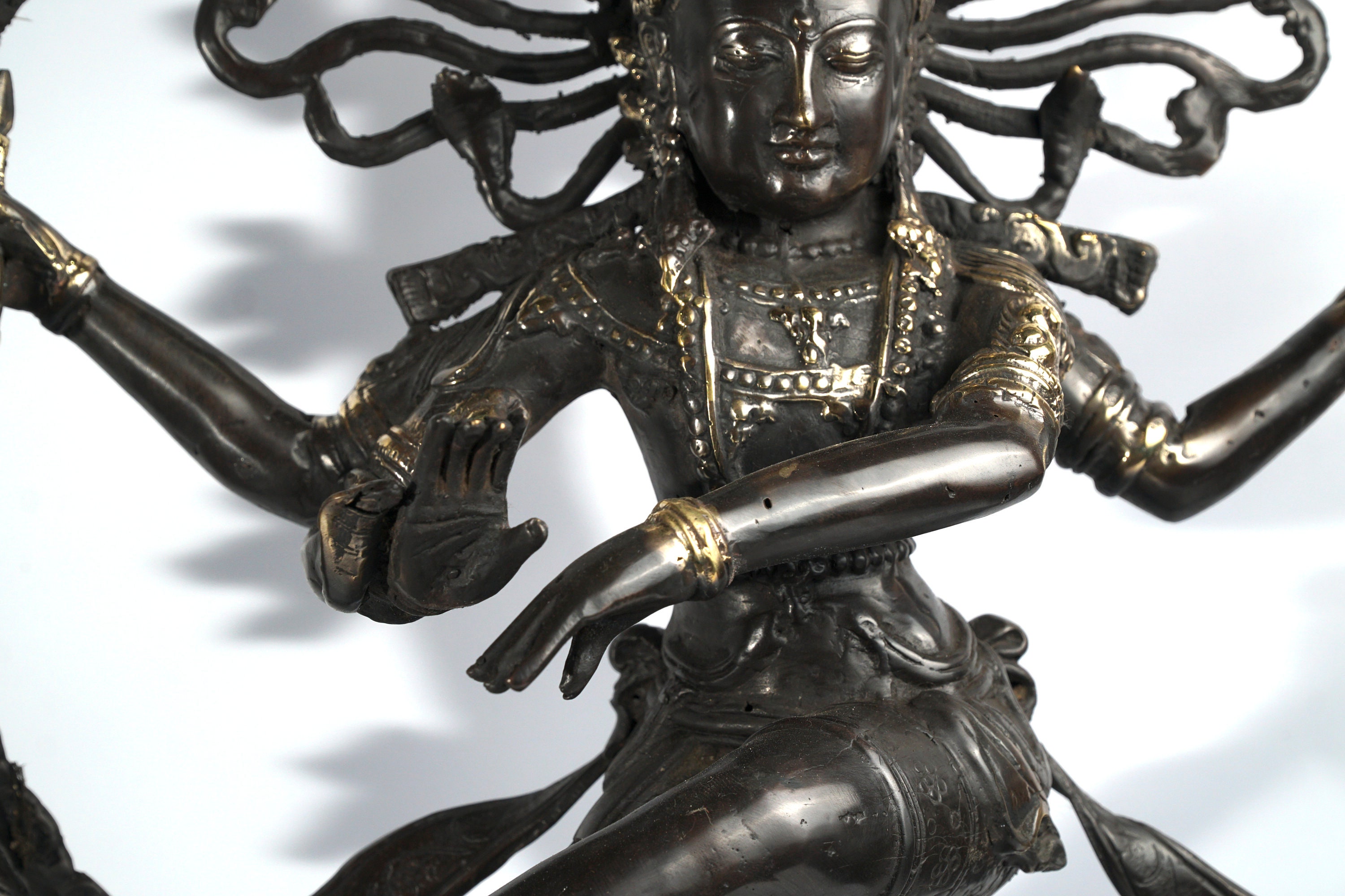 Large Mahakali Bronze Sculpture Mahakali Brass Mahakali - Etsy