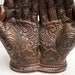 Praying Hand Bronze Sculpture, Hand Miniature, Brass Sculpture, Bronze ...