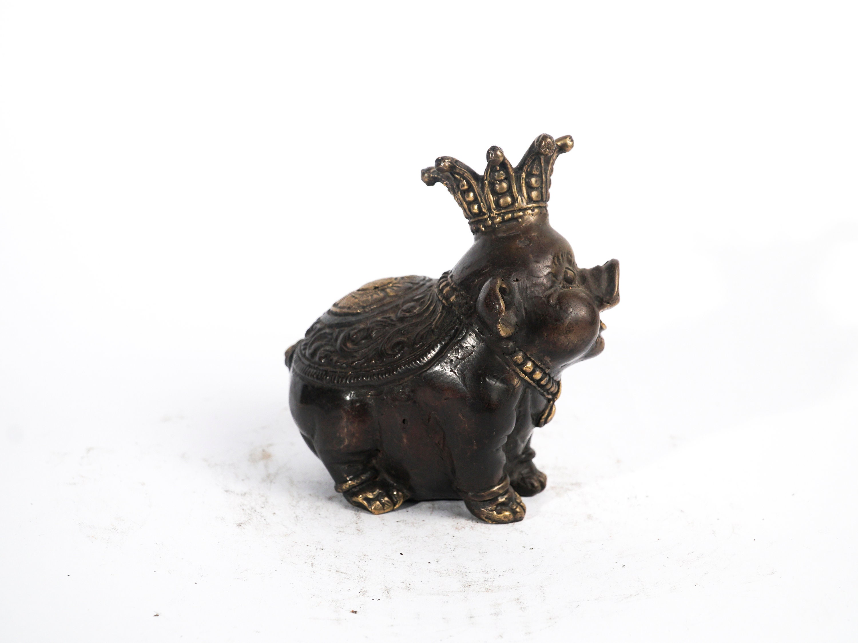 Bronze Prince Pig Pig Figure Animal Sculpture Bronze - Etsy