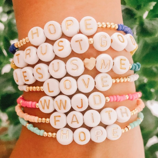 Stretchy Wwjd Bracelets - Etsy