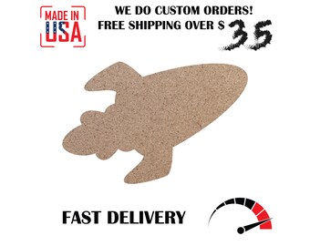 Wood Rocket Ship Cutout - Etsy