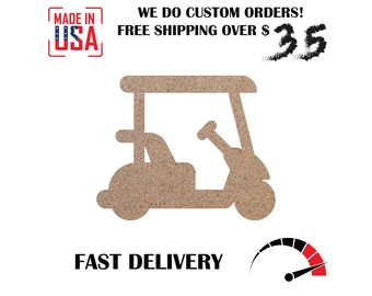 Golf Cart Cutout - Etsy