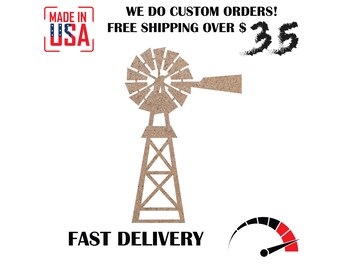 Windmill Cutout - Etsy