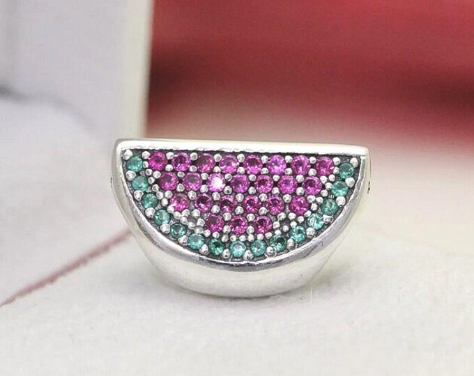 Authentic Pandora Charm Bead / Watermelon Charm - Etsy