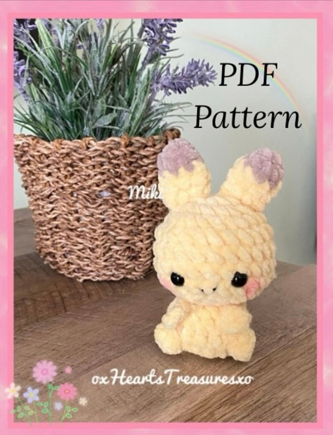 PDF PATTERN Parfait Pikachu Crochet Pattern, Cute Pikachu Plush ...